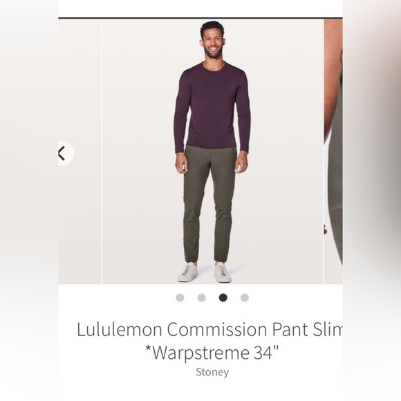 lululemon athletica | Pants | Lululemon Slim Commission Pants Warpstreme 36 | Poshmark